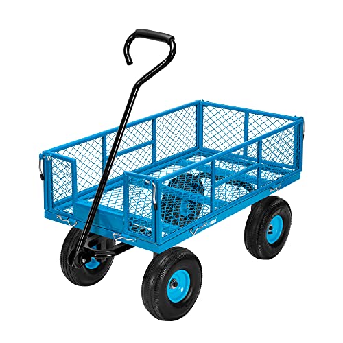 meetjoys 880 lbs Heavy Duty Steel Garden Cart | Utility Wagon ...
